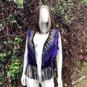 Tribe America | Jackets & Coats | Tribe America Native American Suede ...